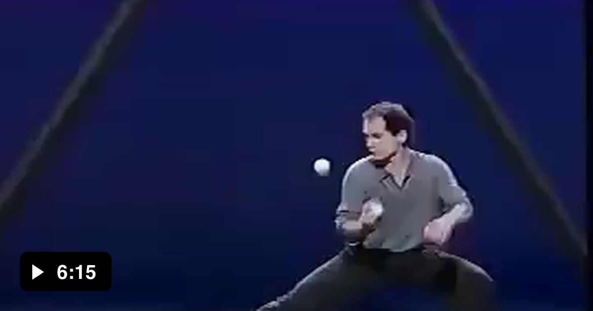 Master juggler Michael Moschen weaves rhythm, physics, and godlike hand ...