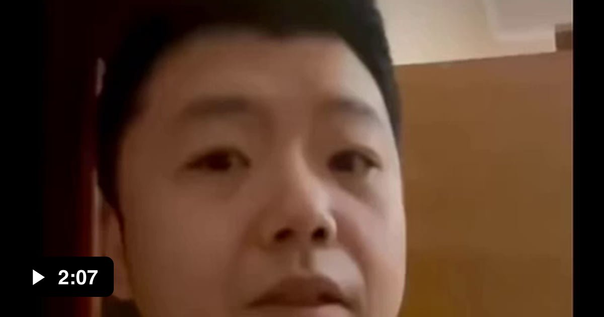 This is what a true is Chinese man is like. Mad respect for this lad ...