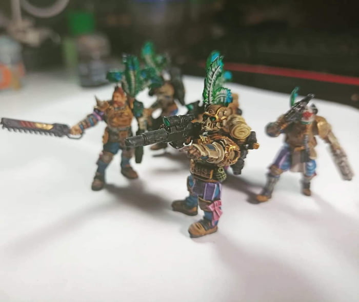 The first squad of my "Royal Guard" finally finished. More pics and ...