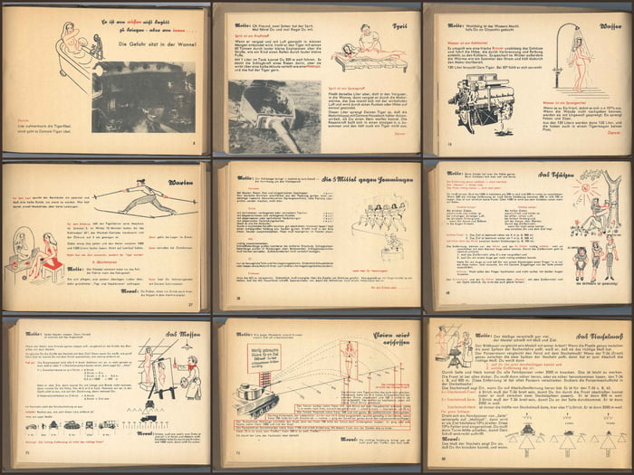 The Tigerfibel, the manual for the 1942 Panzer VI Tiger tank, was ...