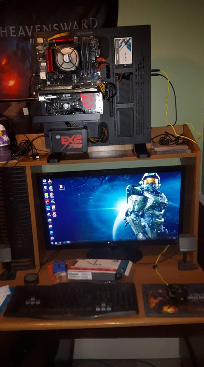 My battlestation died today... RIP old girl. She served her duty well ...