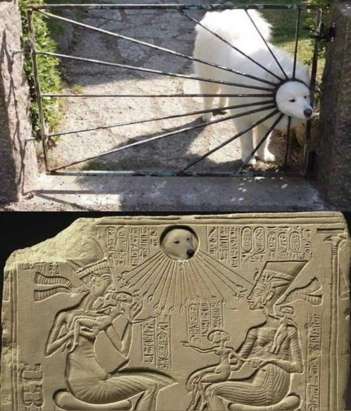 Ancient doggo god - 9GAG
