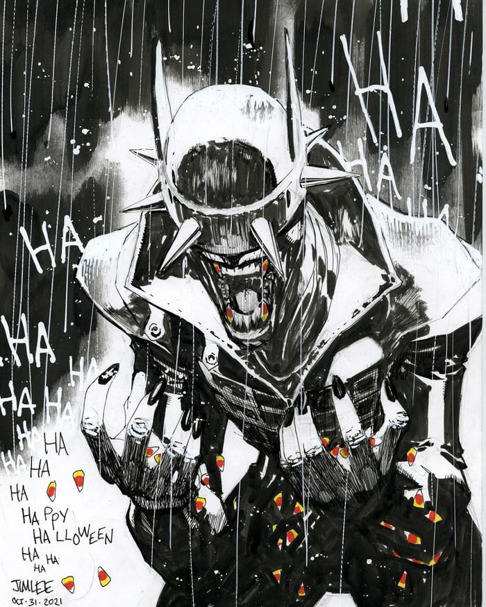 The Batman Who Eats Candy Corn. By Jim Lee - 9GAG