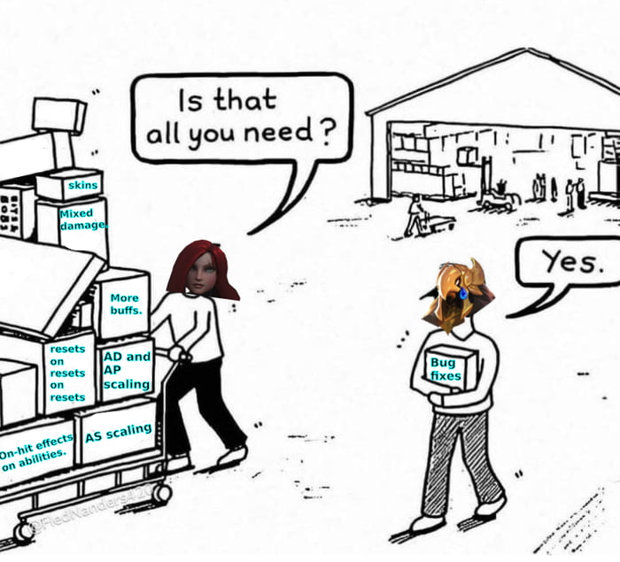 We don't ask for a lot Rito. - 9GAG