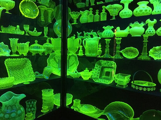 A Collection of Antique Uranium Glassware. Yes, It's Radioactive. Yes ...