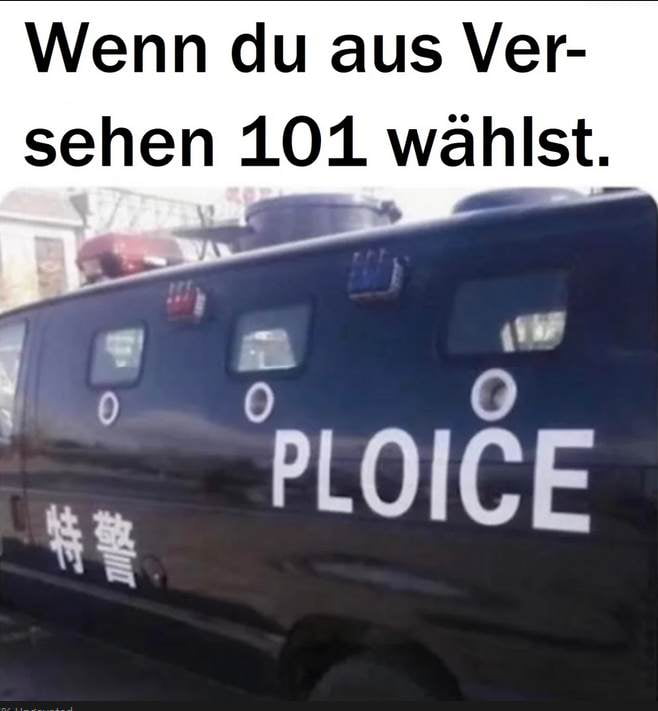 Oder Pegizei? - 9GAG