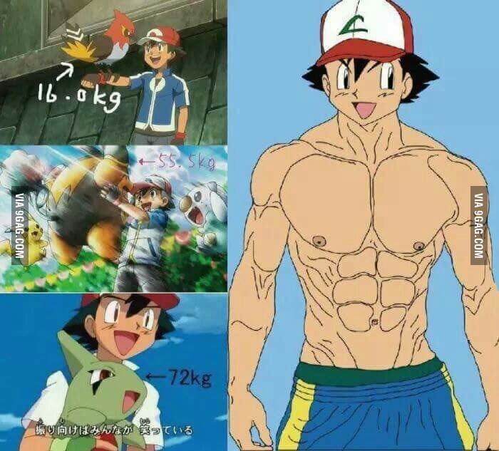 Ash is ripped as f**k - 9GAG