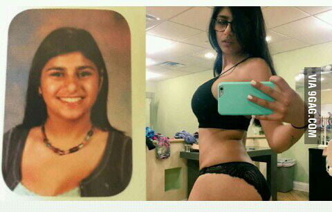 Mia Khalifa's throwback photo - 9GAG