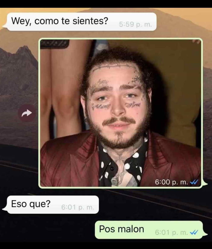 Total post malone fan I swear - 9GAG