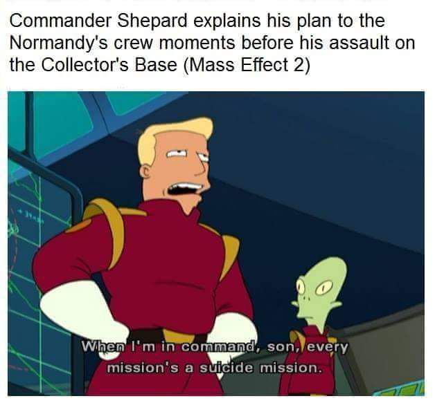 How I felt during Mass Effect - 9GAG