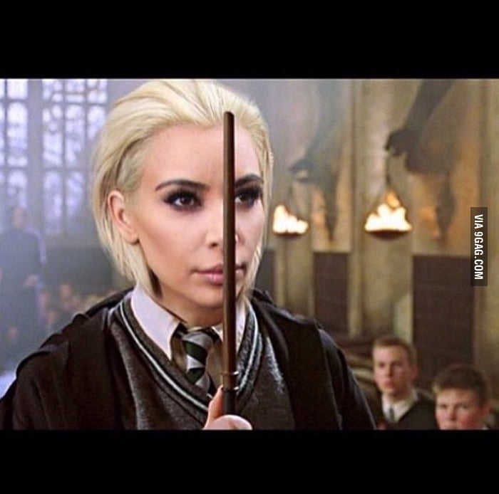 Kim turned into Draco - 9GAG