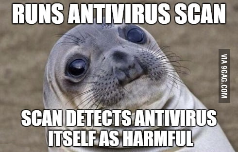 Scanning my computer this morning - 9GAG