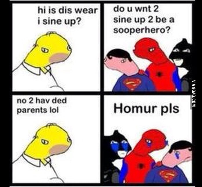 Y u do dis to Spodermen - 9GAG