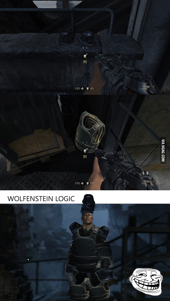 Wolfenstein Logic - 9GAG