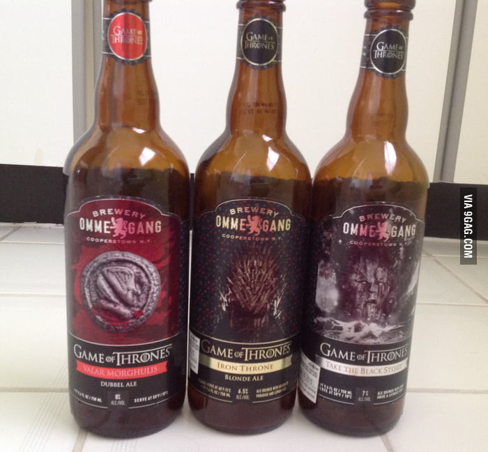 To the guy with the GOT beer, I raise you these... - 9GAG