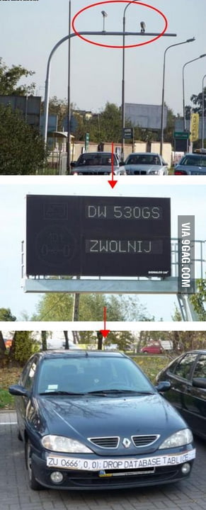 Best SQL Injection Attempt Ever - 9GAG
