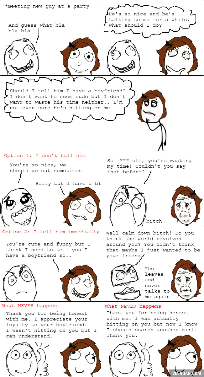 Please GUYS tell us what to do. Not feminist post, just asking. - 9GAG