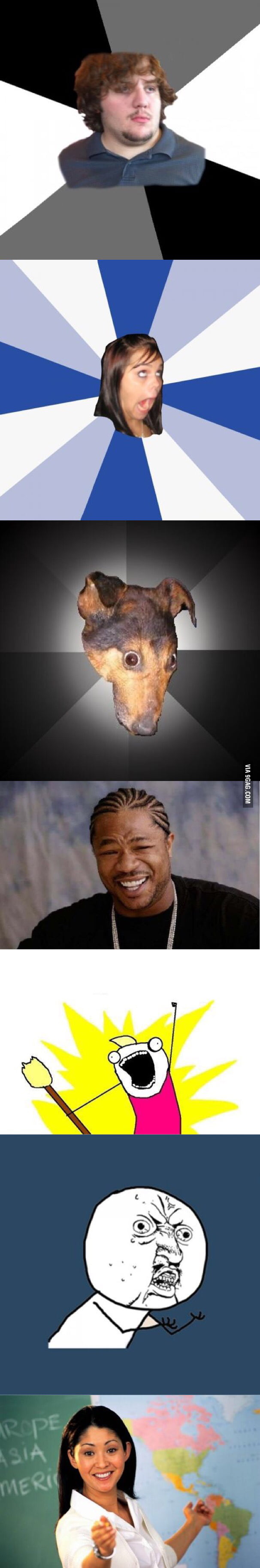 Tribute to all the fallen memes - 9GAG