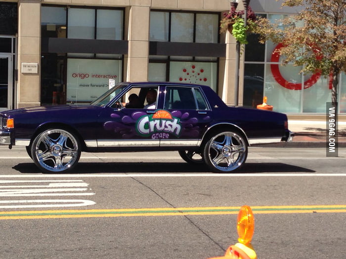 Oh That! Just a grape soda car - 9GAG