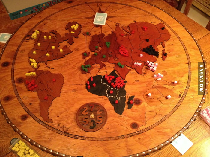 The custom RISK board I've played on my entire life - 9GAG