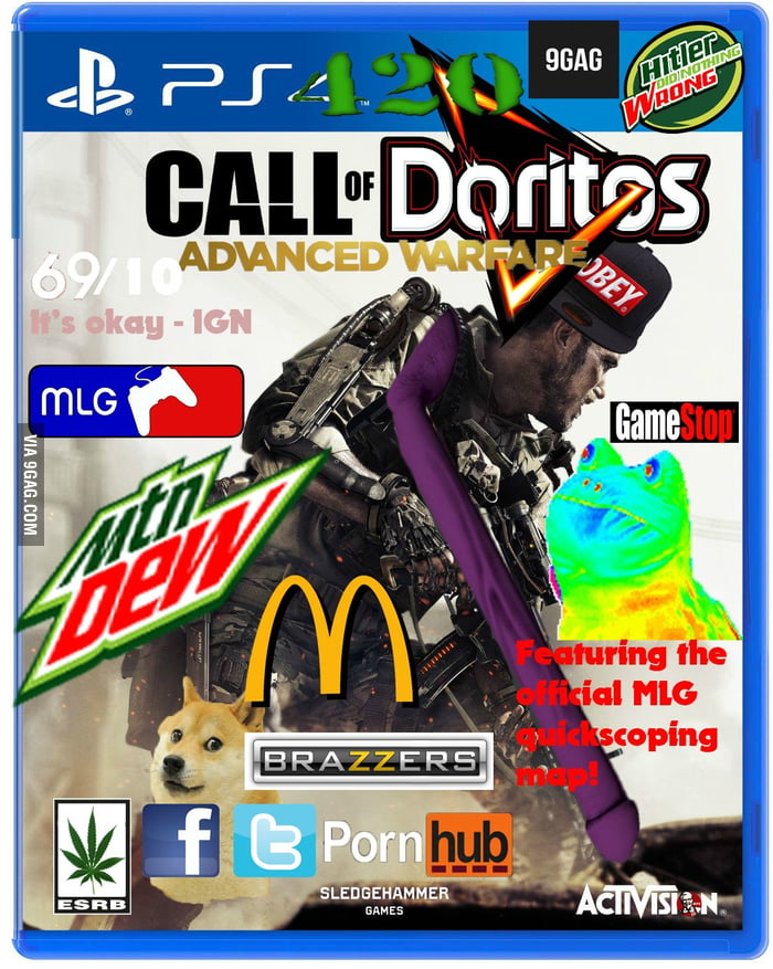 CoD: Advanced Warfare official boxart. - 9GAG