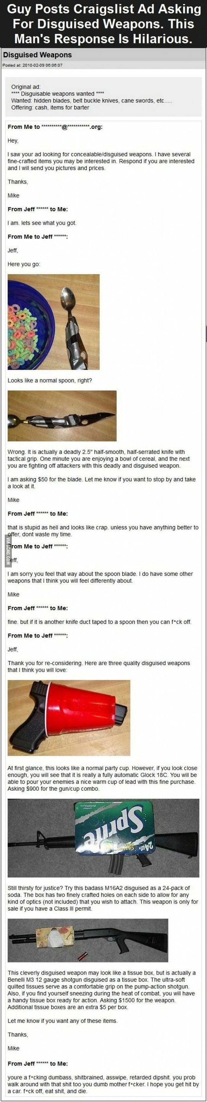 Craigslist Trolling Level: ∞ (Read and Laugh!) - 9GAG