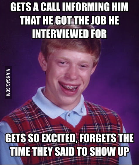 Bad luck brian - 9GAG