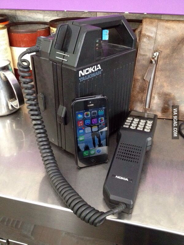 1984 Nokia mobile phone - 9GAG
