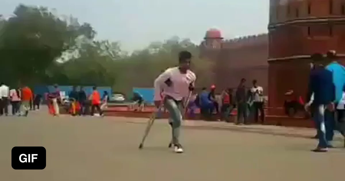 Leg amputee does a backflip. - 9GAG