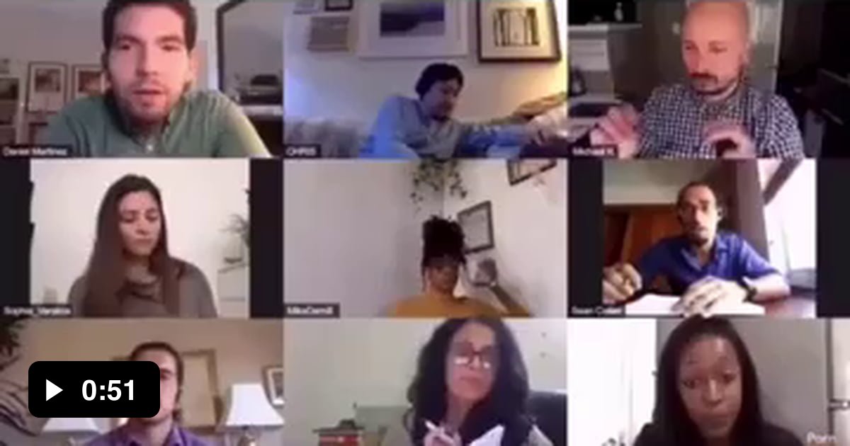 He thought he turned his camera off in a zoom meeting. - 9GAG