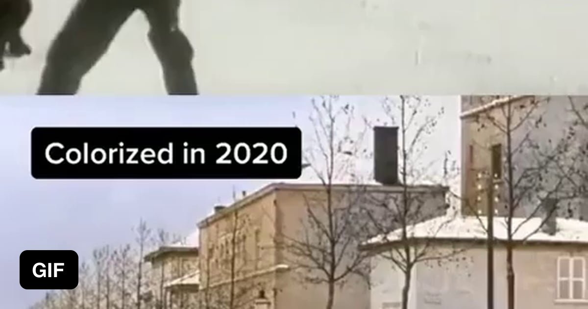 1897 movie scene colorized - 9GAG