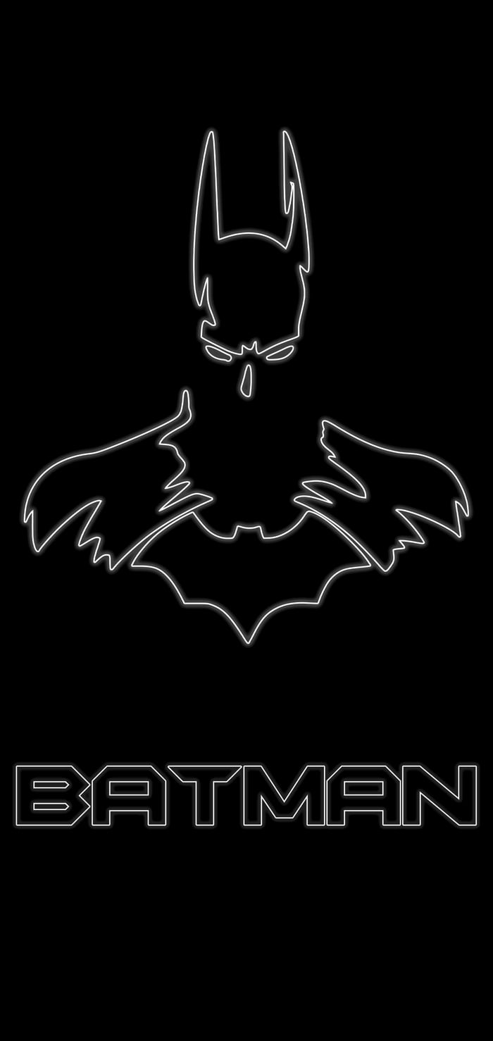 Neon Batman (1080x2280) - 9GAG