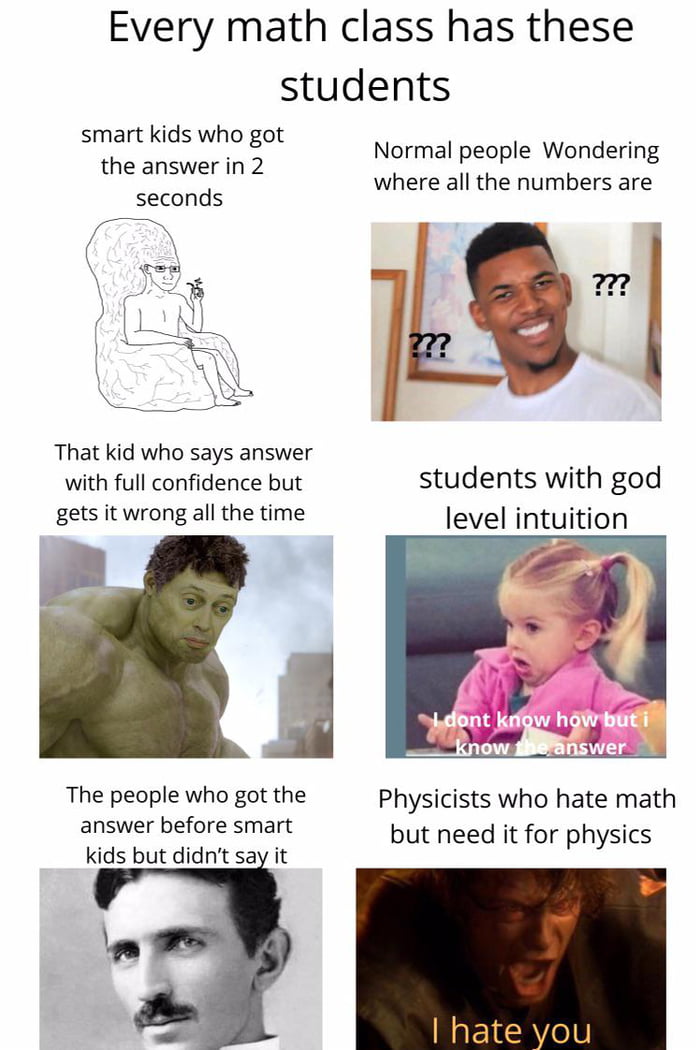 Math class starter pack - 9GAG