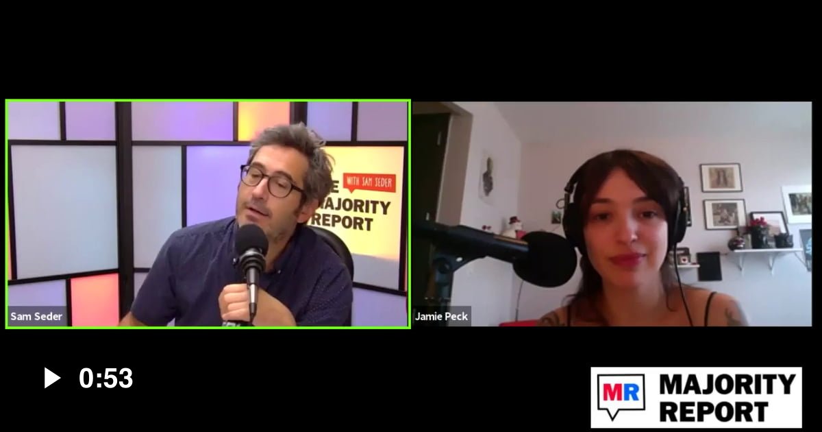 Sam Seder learns of his co-host's death live on the air (R.I.P Michael ...