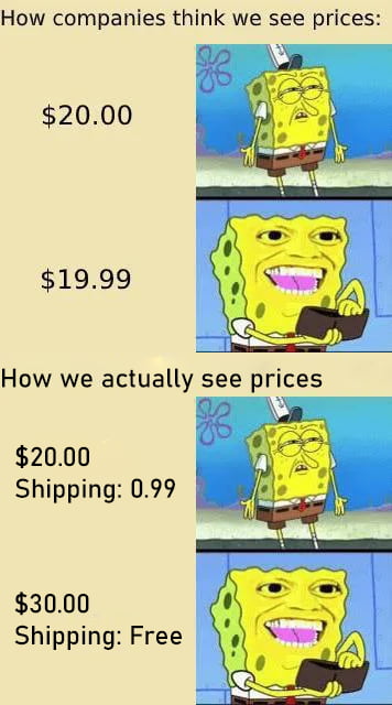 No. This IS how we see prices. - 9GAG