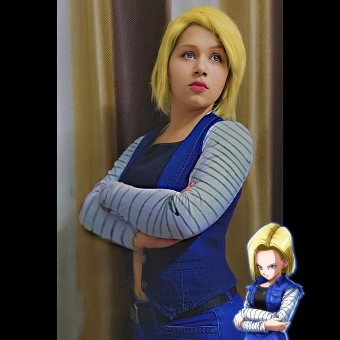 Dakota Jae as Android 18 - 9GAG