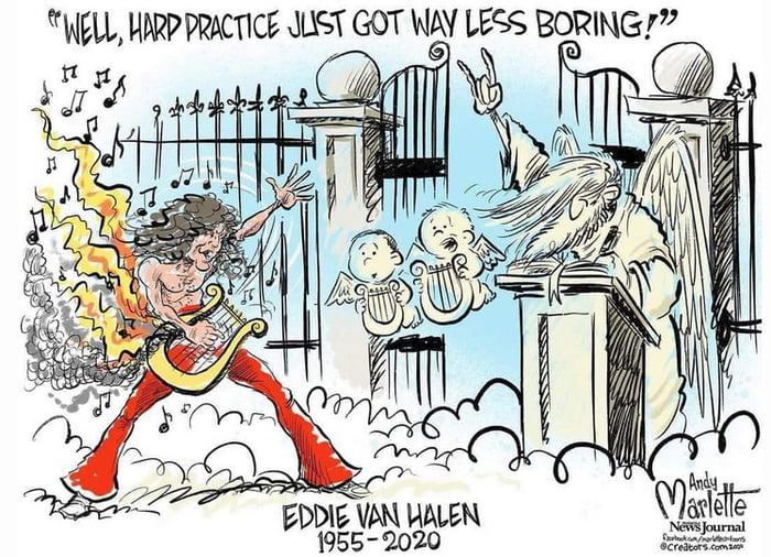 RIP Eddie van Halen - 9GAG
