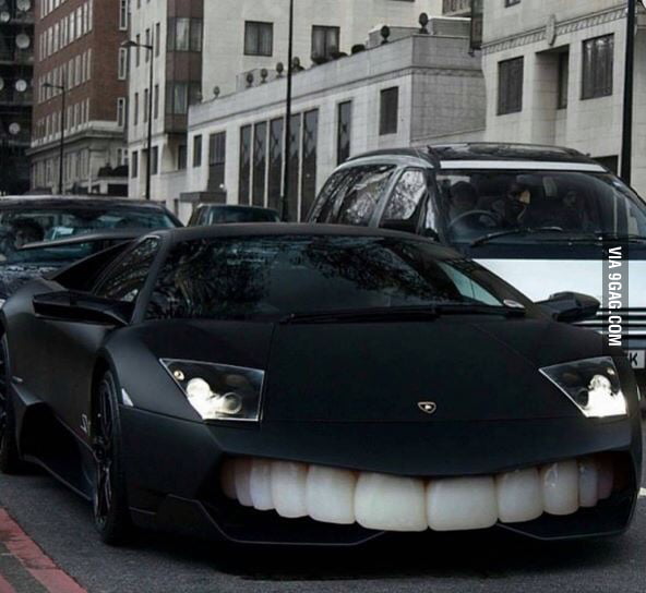 If cars had teeth - 9GAG