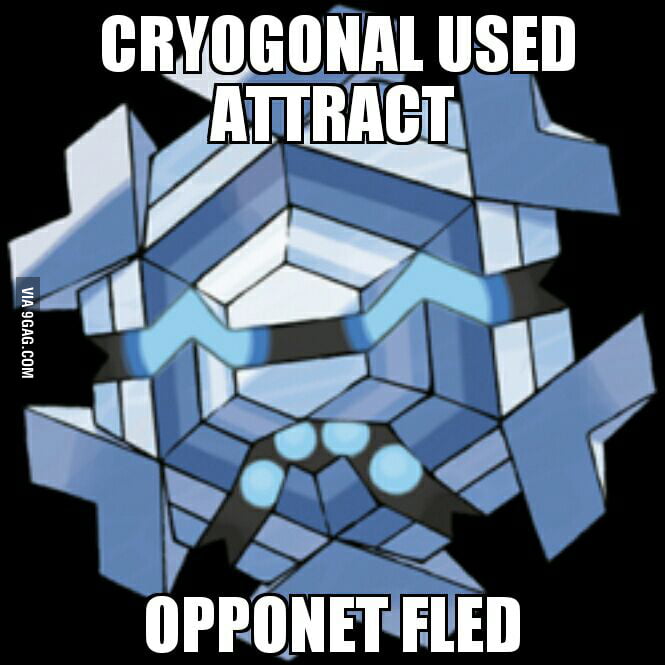 Cryogonal used attract !!!! - 9GAG