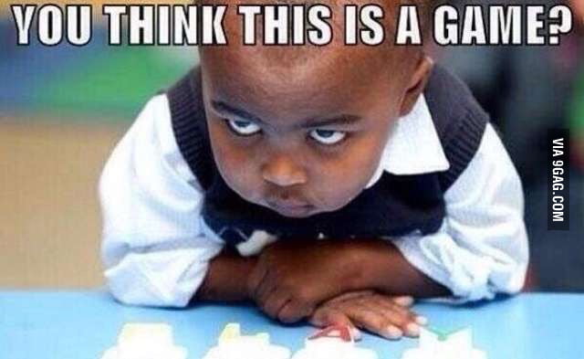 When your team loses and someone says "calm down its just a game" - 9GAG