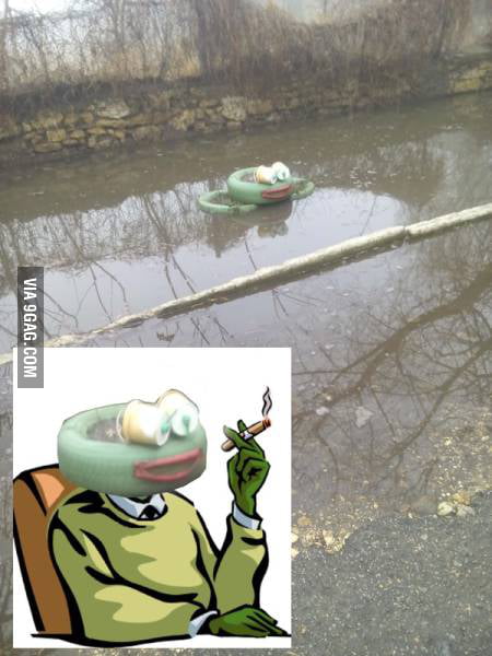 Rare Pepe spotted in the wild - 9GAG