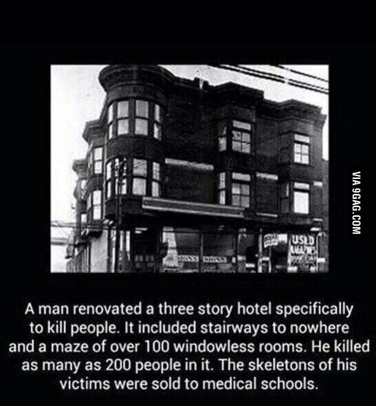 The Murder Castle of H. H. Holmes - 9GAG