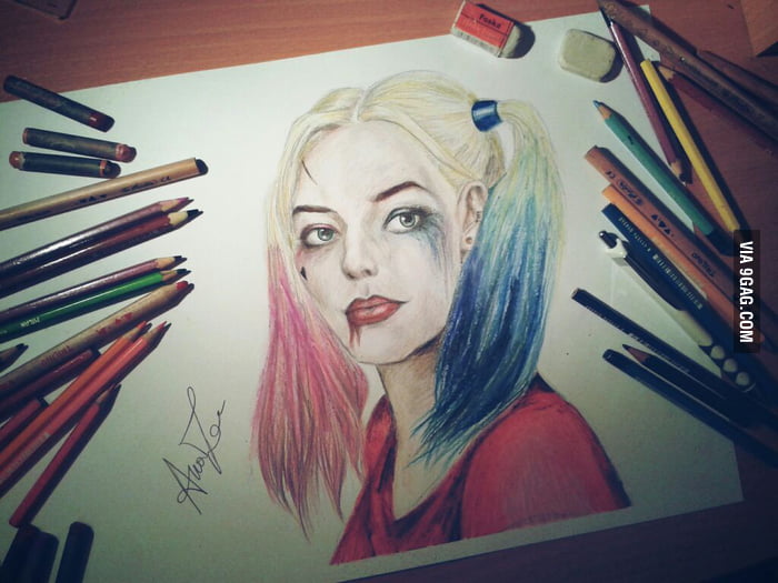 My amazing sister has just drawn this. - 9GAG