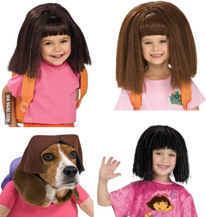 It's hard to find the perfect Dora wig - 9GAG