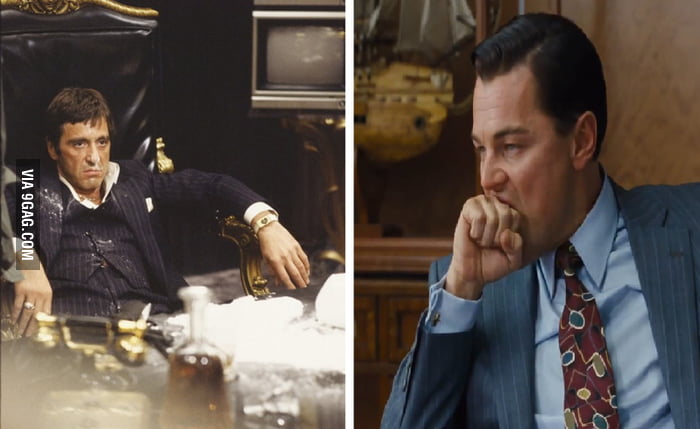 Scarface or Wolf of Wall street ? - 9GAG