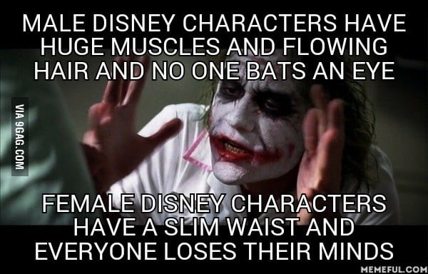 Disproportionate Disney characters - 9GAG