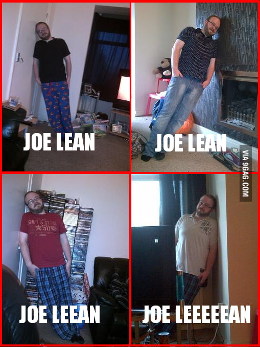 His wife asked him to lean against things. When he asked the reason she ...