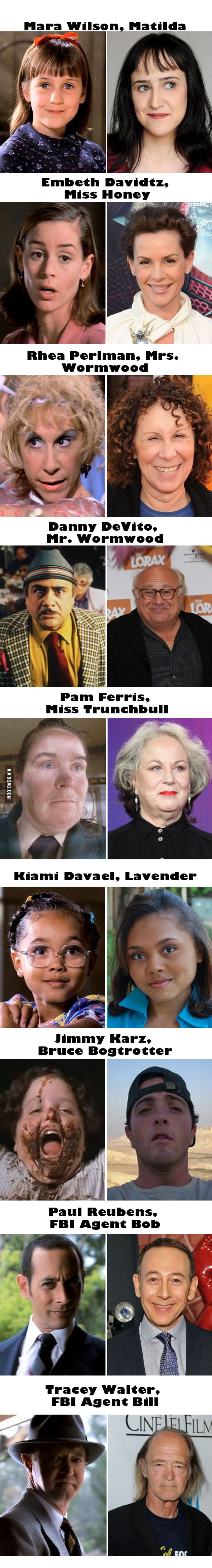 Some faces of Mathilda the movie cast from 1994 until now - 9GAG