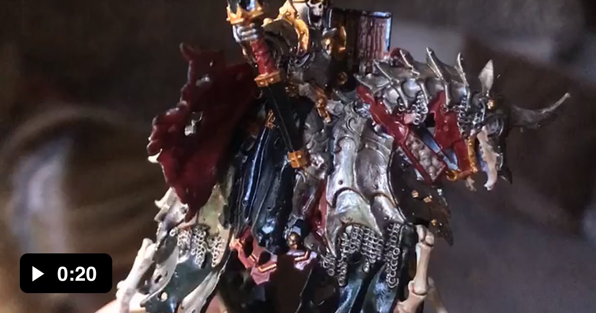 Wight king, my very first hero painted. AoS here i come! - 9GAG