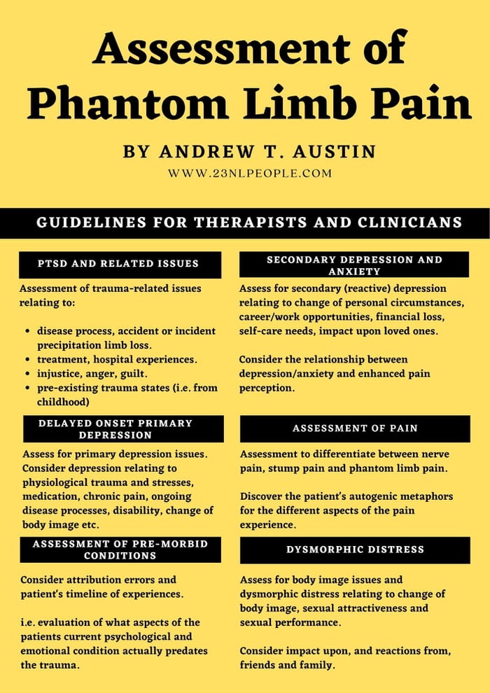 Treatment of Phantom Limb Pain [INFOGRAPHIC] - 9GAG